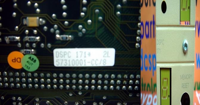 ABB CPU BOARD FOR MASTER VIEW DSPC 171 / DSPC-171 / DSPC171 57310001-CC/8 w/ DSPC 171-1 57310001 ...